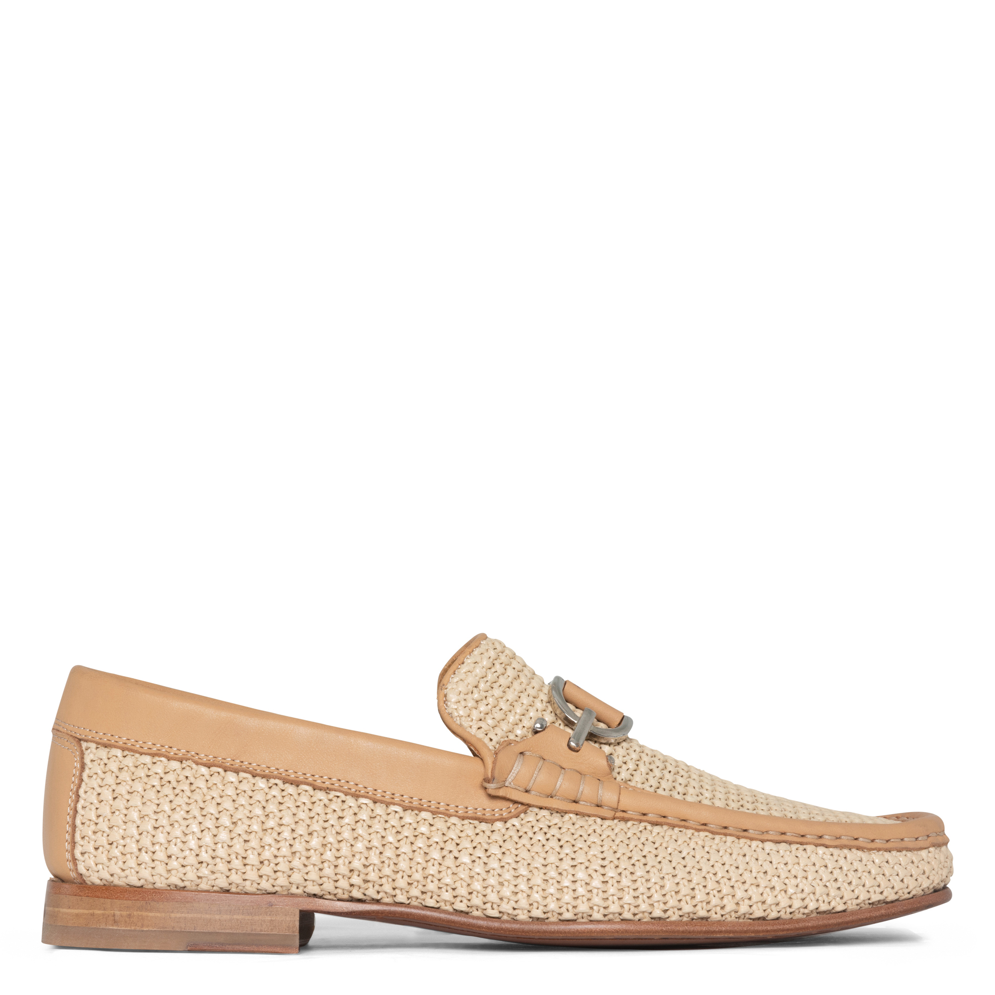 Donald Pliner Dacio Bit Loafer In Natural Raffia | ModeSens